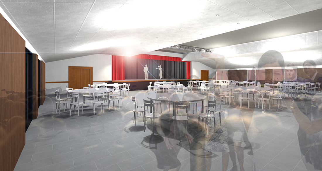 SALLE POLYVALENTE | Quattro architectes - Nantes - La roche sur Yon